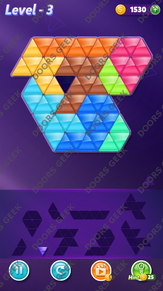 Block! Triangle Puzzle Master Level 3 Solution ~ Doors Geek