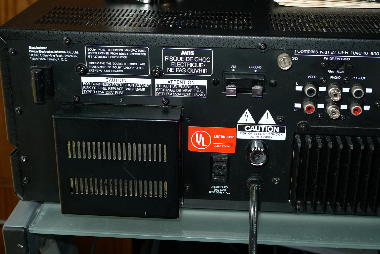 The Robb Collections: Vintage PROTON AI-3000 Stereo System All-in-One ...