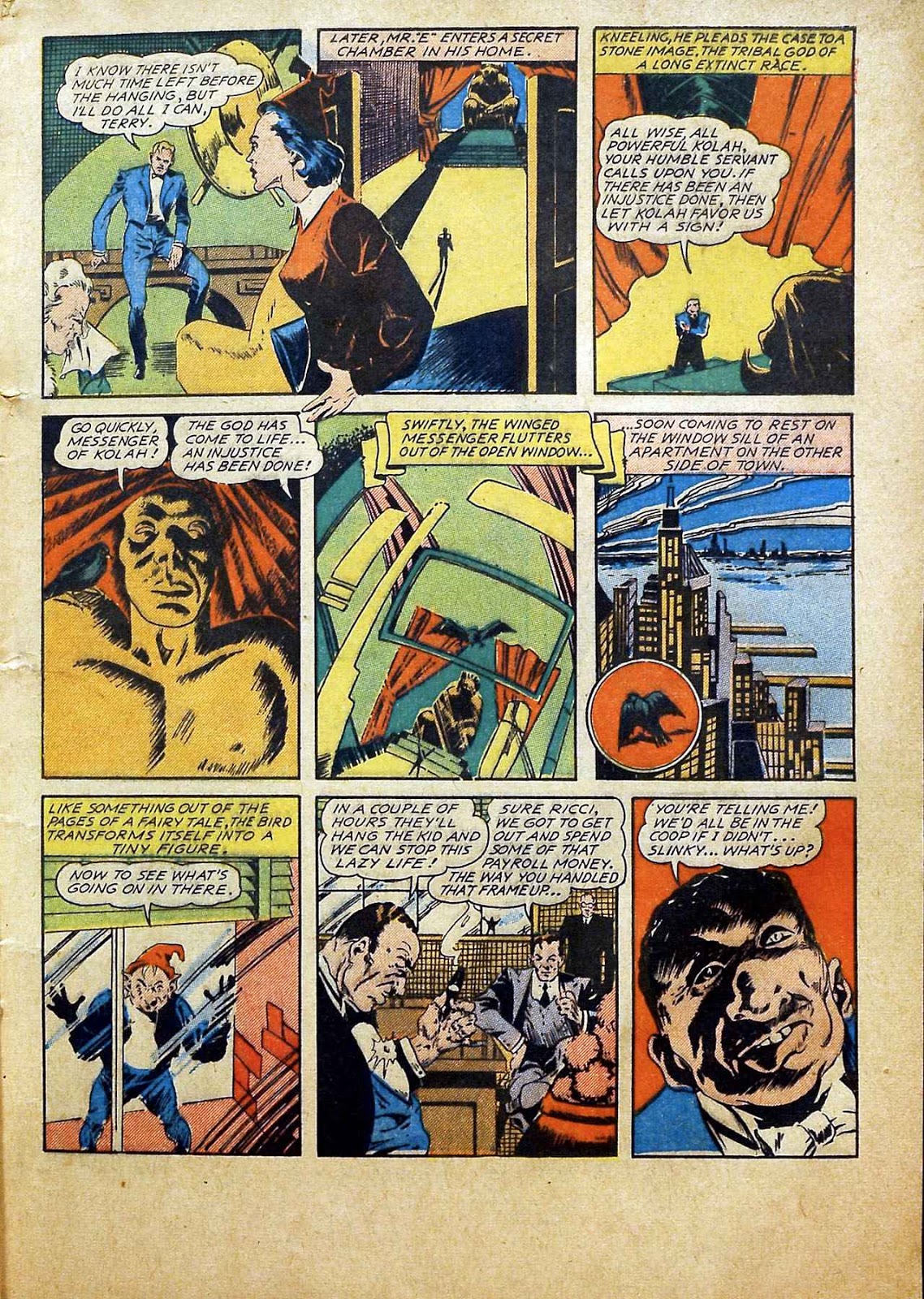 Four-Color Shadows: Mr. E-Charles Sultan-1941