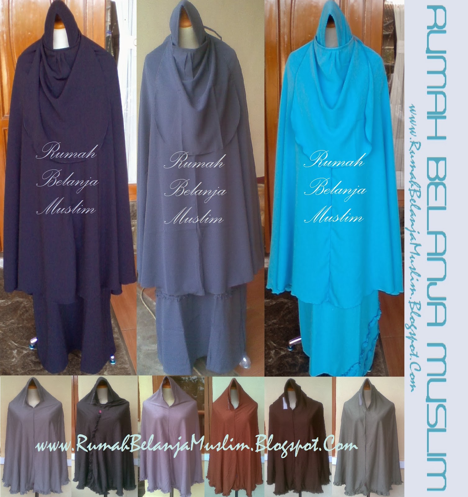 RUMAH BELANJA MUSLIM: Pilihan Gamis dan Jilbab Syar’i Untuk Muslimah