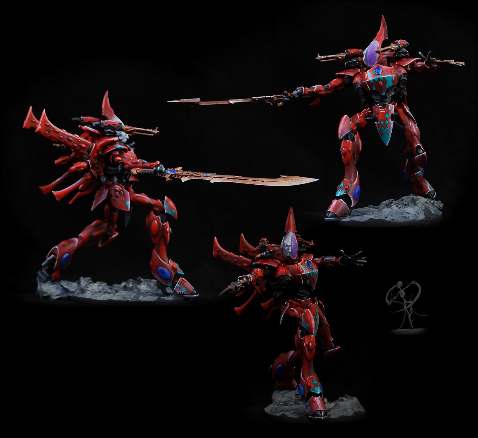 SpiralingCadaver: Who's Laughing Now?! - Harlequin Wraithknight Conversion