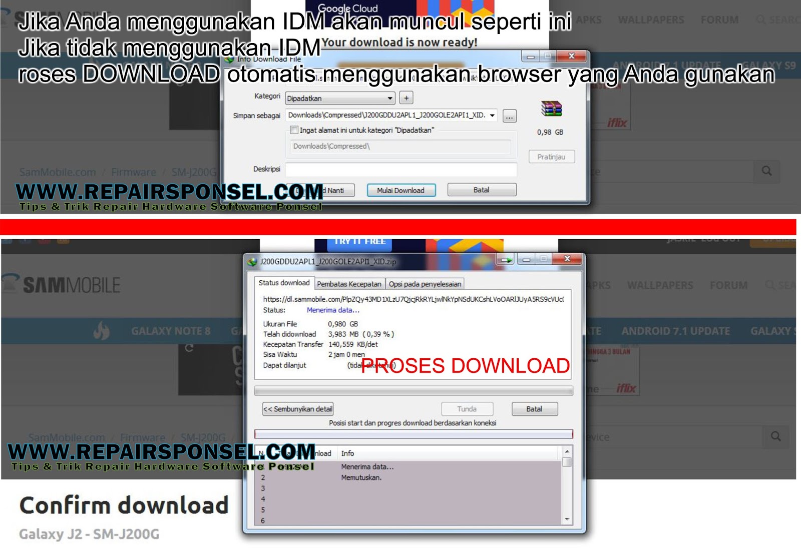 Cara Download Firmware Samsung dari SAMMOBILE - Repairs Ponsel