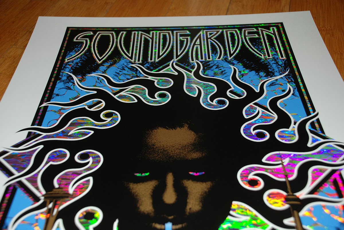 INSIDE THE ROCK POSTER FRAME BLOG: Adam Pobiak Soundgarden Toronto ...