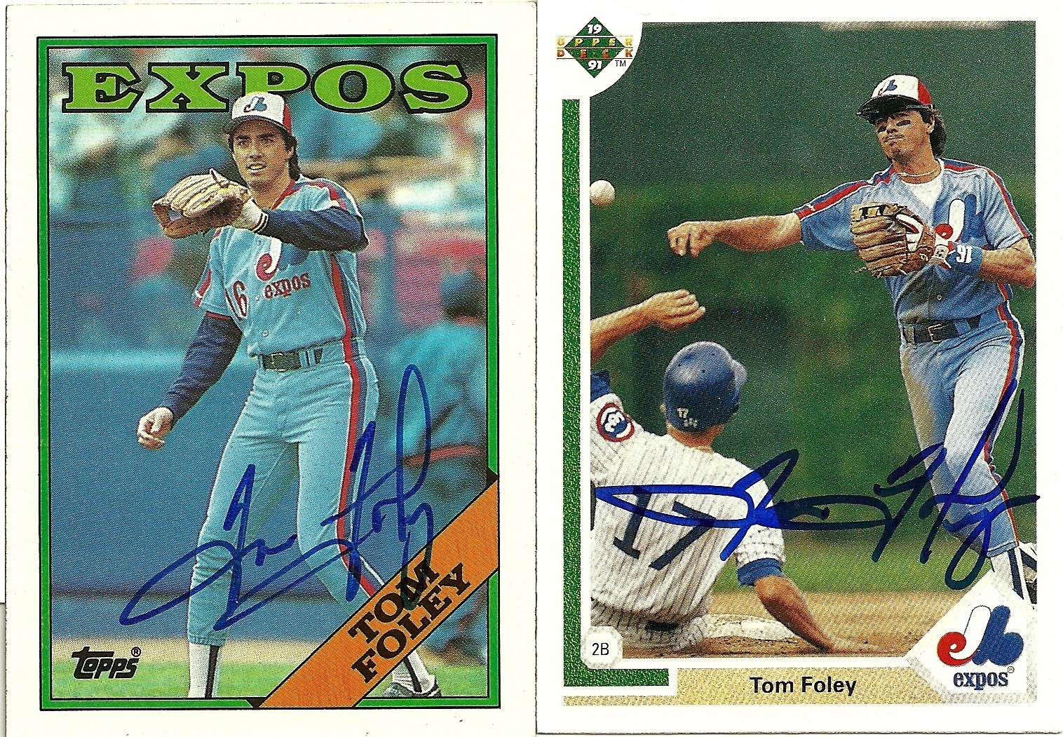 Hell's Valuable Collectibles: Tom Foley: 4 Autographed Cards