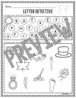 Emily Jane Creates: LETTER DETECTIVE