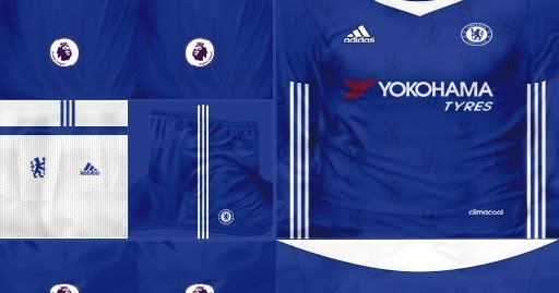 fifa-patchs: FIFA 07 Chelsea 2016-17 Full Kits