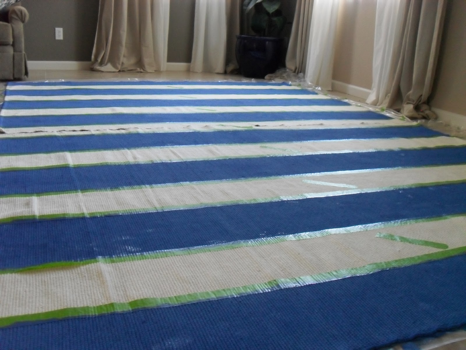 How to Paint a Rug - Part 1