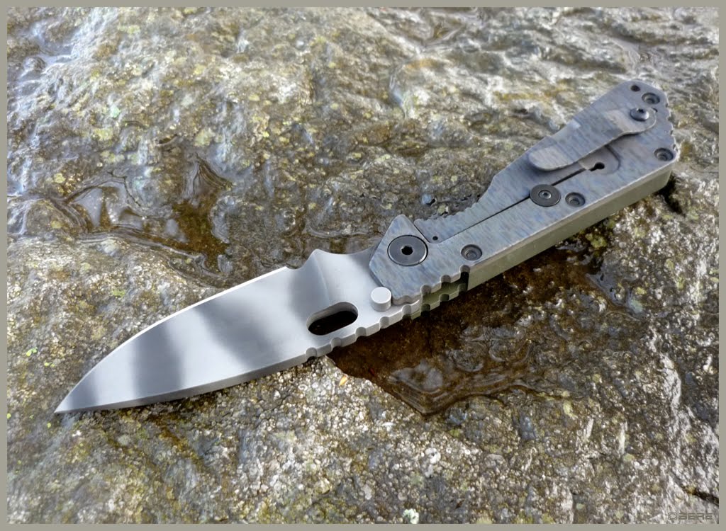 SERE - KNIVES & PHOTOGRAPHY: Strider SMF : Green Aluminum
