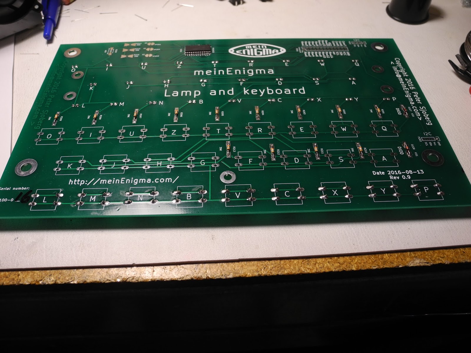 Jeff Tranter's Blog: The MeinEnigma Enigma Machine Kit - Overview