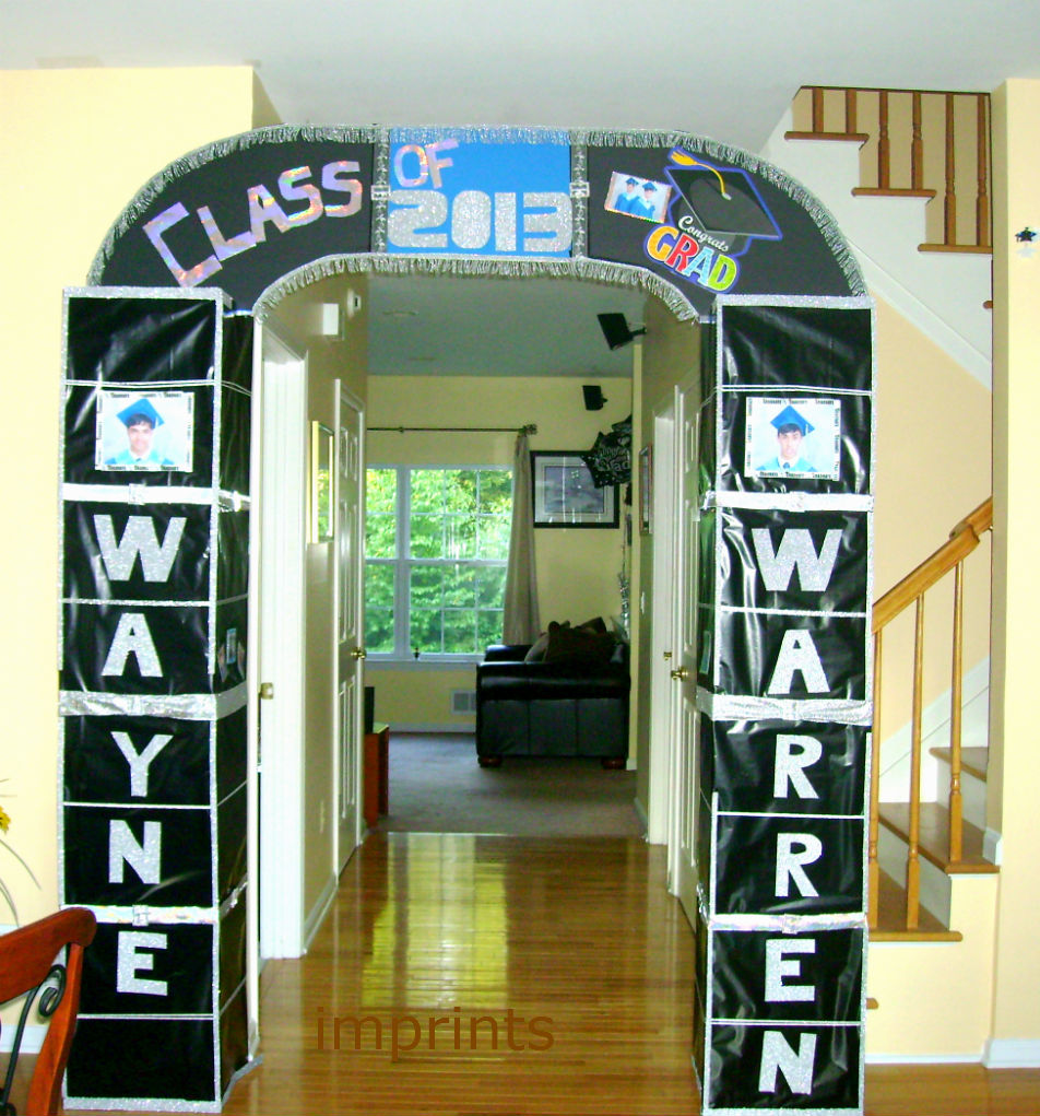 imprints handmade: Graduation party: DIY archway