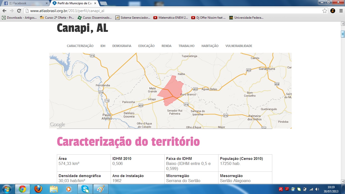 Canapi Hoje: O IDHM de Canapi, Desafios?