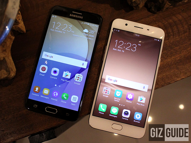 Video: Samsung Galaxy J7 Prime Vs Oppo F1s!