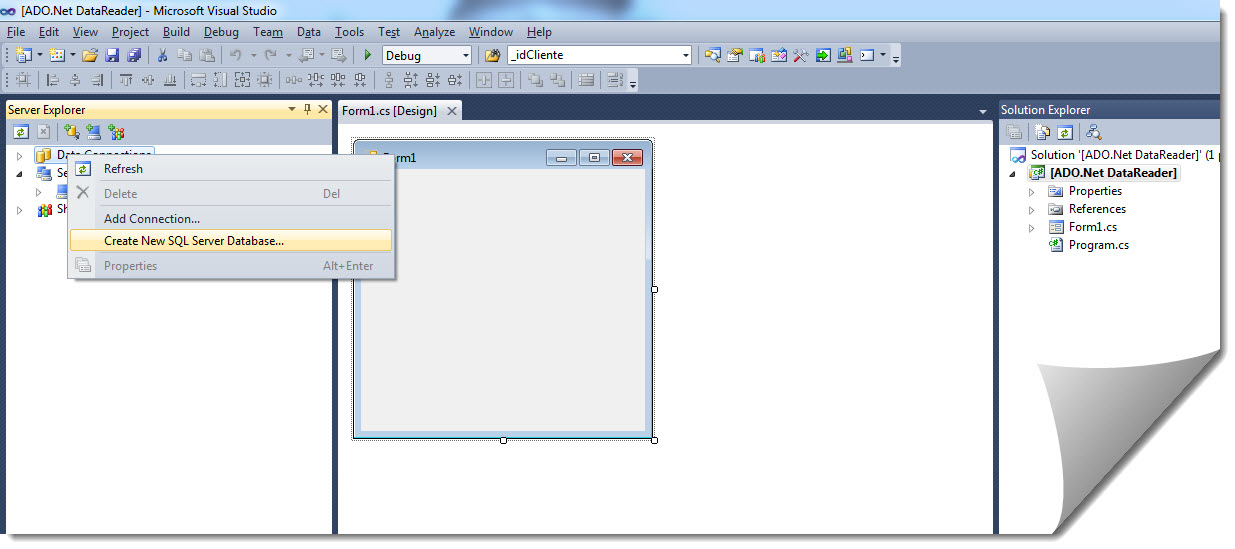ADO.Net - Recuperar datos con DataReader