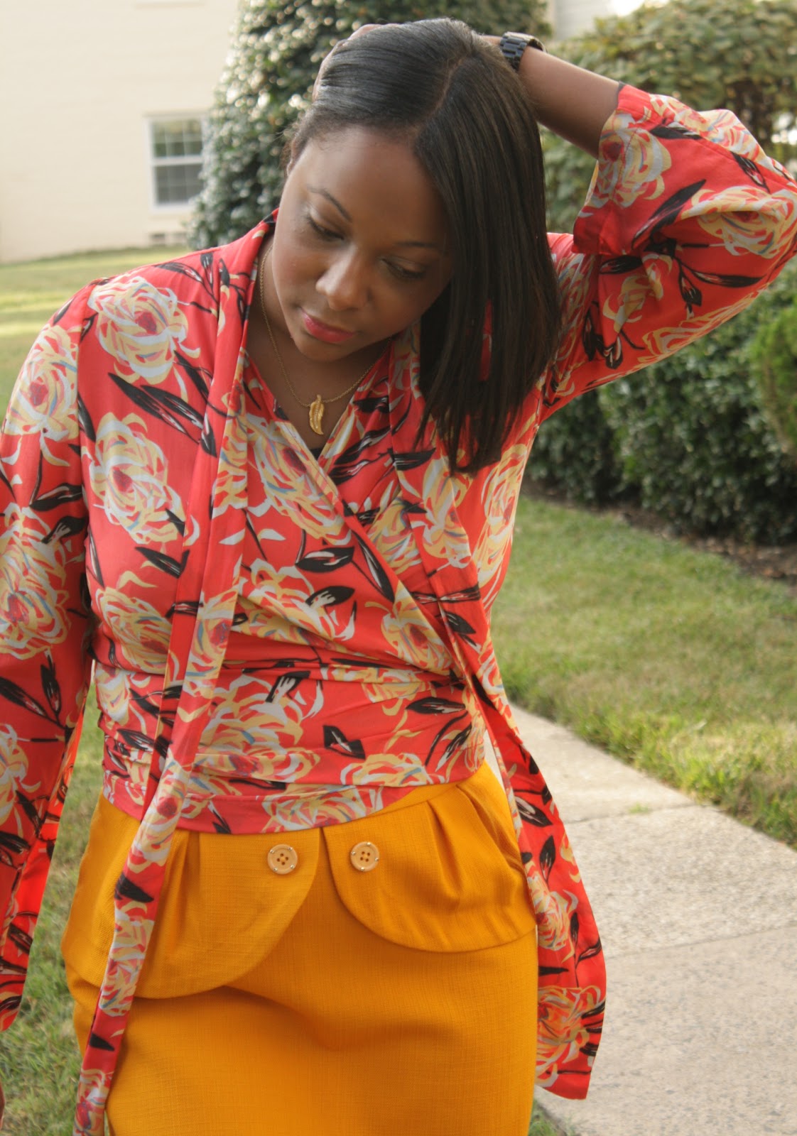 Notes From the Dressing Room: OOTD-Wrapped in Flowers
