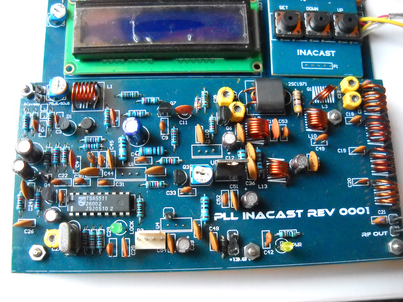 Pll fm display lcd 87, 5 MHz - 108 MHz output 5 watt | Radio broadcast
