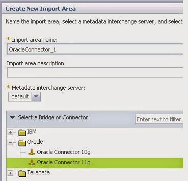Information Integration Blog: How to import Metadata using Oracle ...