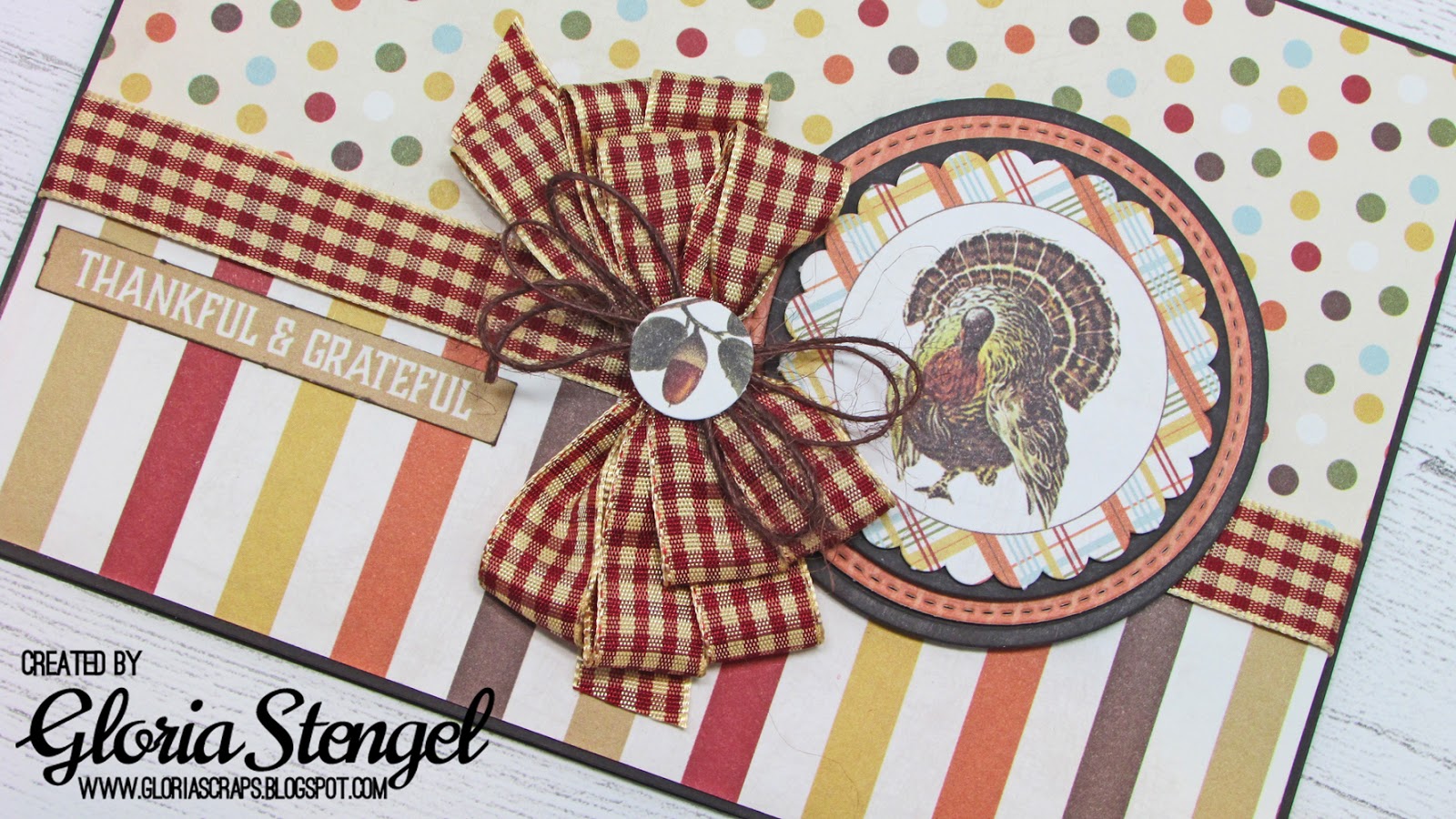 Scraps of Life: October CardMaps - Thanksgiving