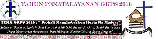BERITAKU: LOGO DAN TEMA TAHUN PENATALAYANAN GKPS TAHUN 2016