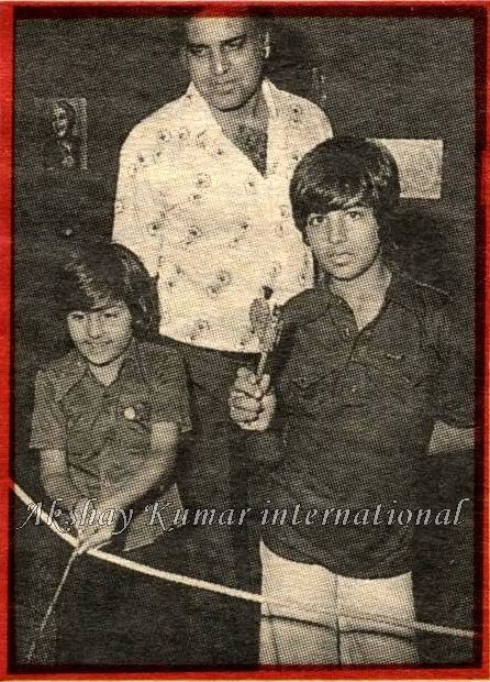 Bollywood Actor Akshay Kumar Childhood Pics