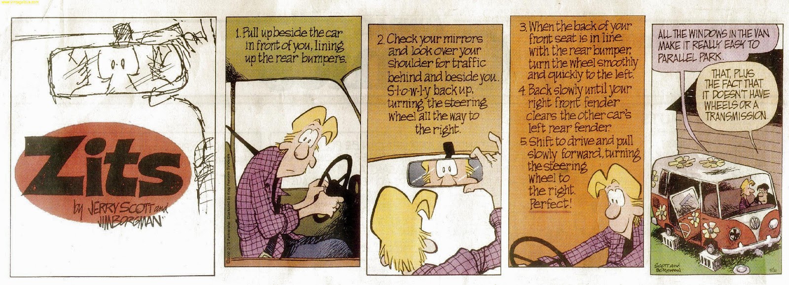 My VW Bus: Futurama and Zits VW crossover.