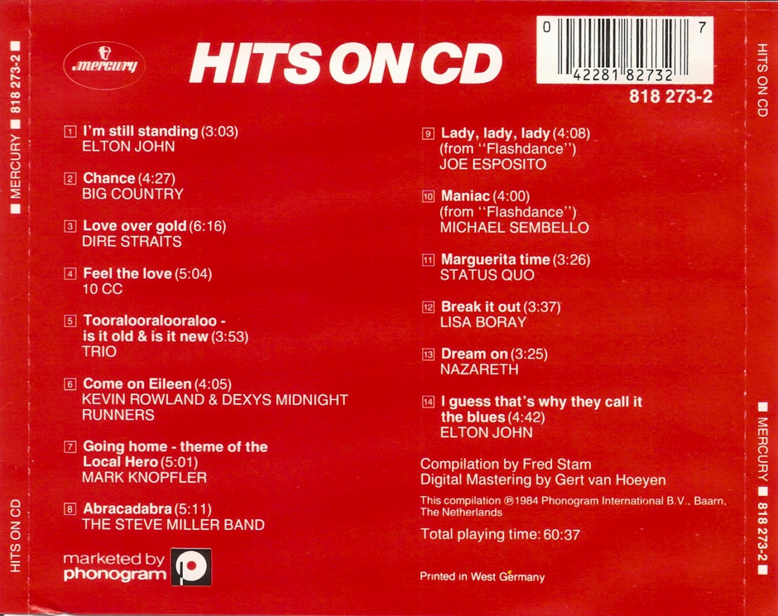 The First Pressing CD Collection: Various Artists - Hits on CD