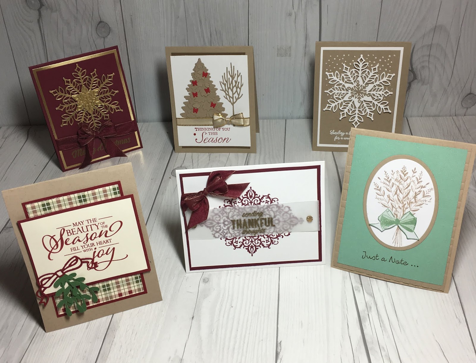 Two looks using the Stampin' Up! Peaceful Place Stamp Set | Stamped ...