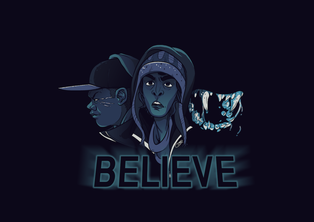 In The Mouth Of Dorkness: Dork Art: Attack The Block Obsessing