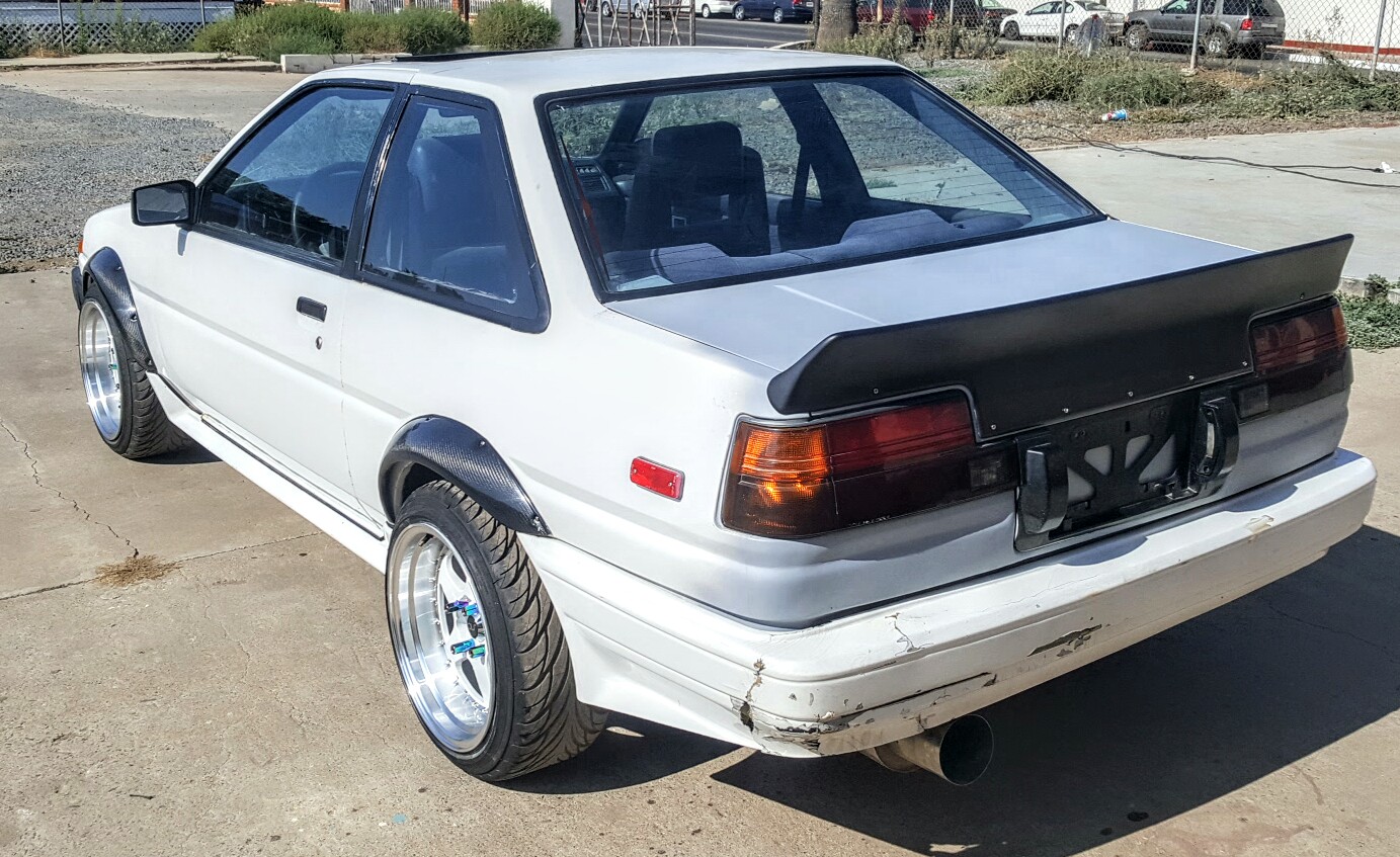 retro-spec/toyota AE86: RETRO-SPEC REAR WING COUPE RB STYLE
