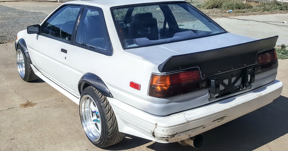 retro-spec/toyota AE86: RETRO-SPEC REAR WING COUPE RB STYLE