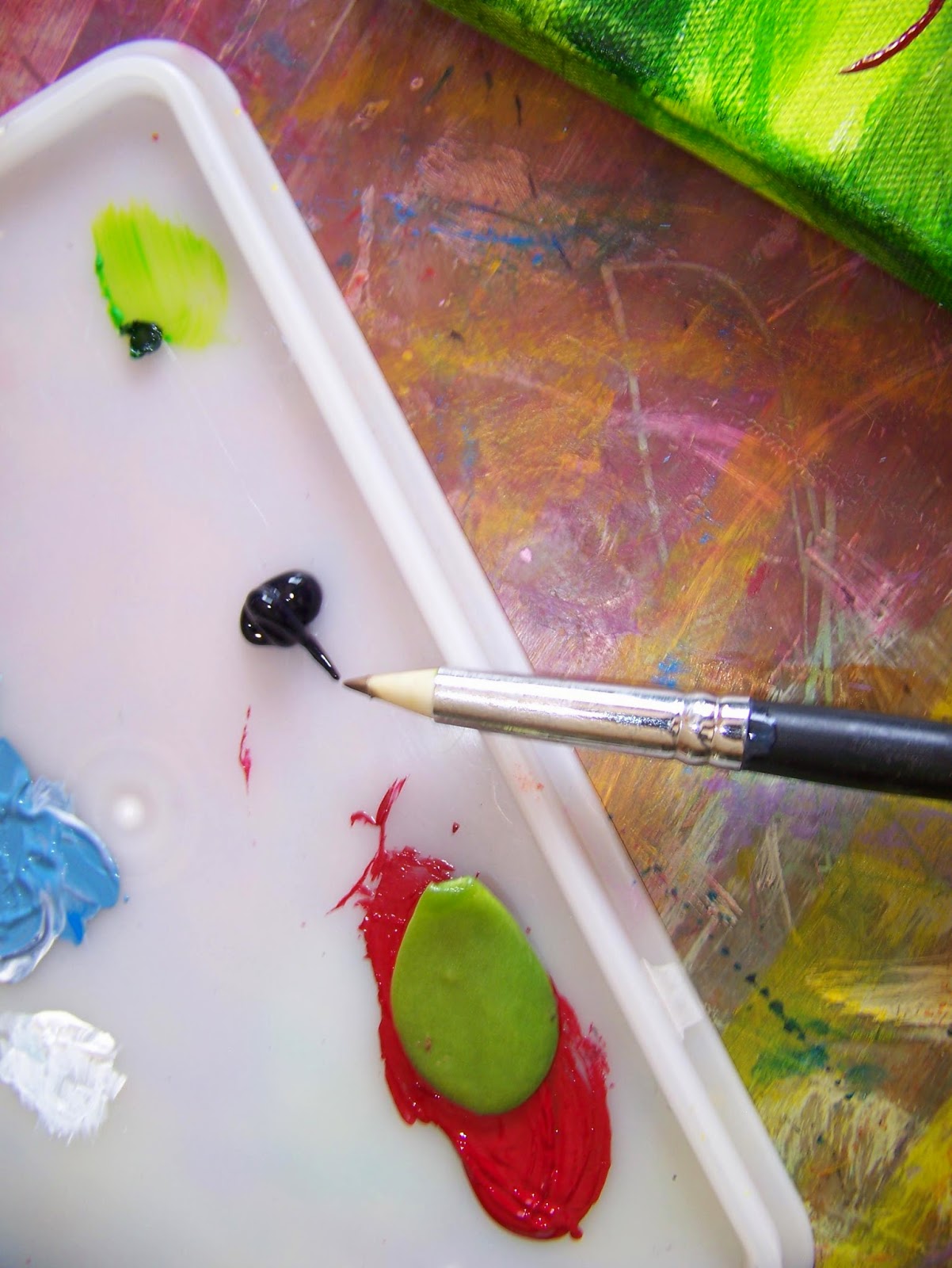 A Pretty Talent Blog: Painting Flowers using Leaves