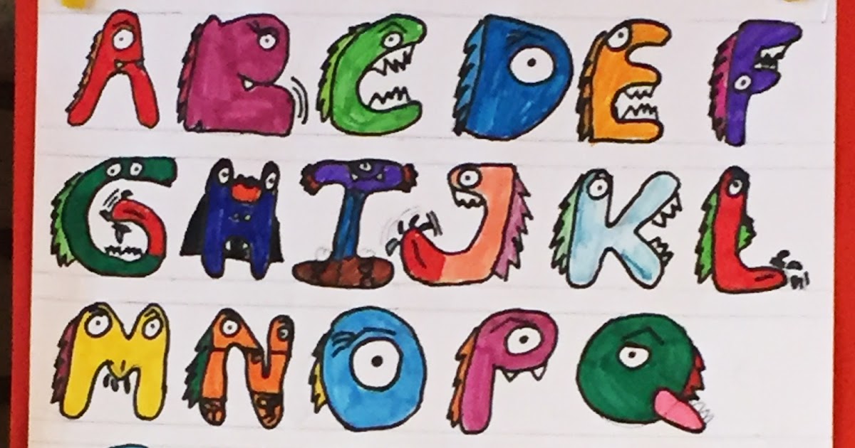 Kids Artists: Letter doodling