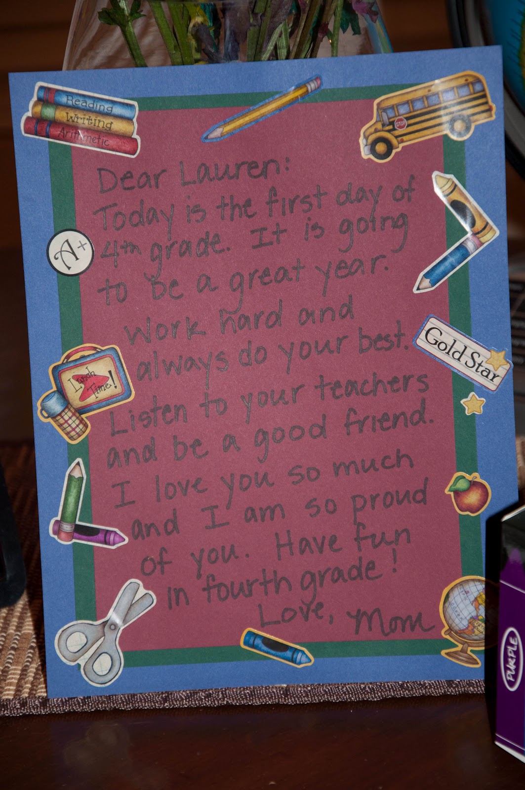 Life With Lauren First Day Of 4th Grade life-with-lauren-first-day-of-4th-grade