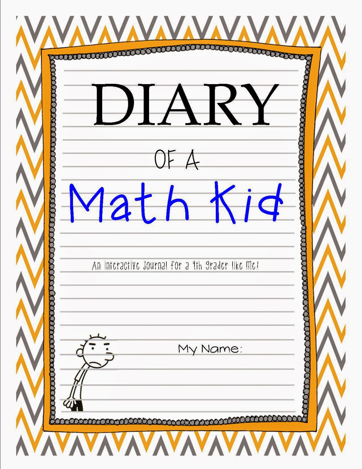 Once Upon a Creative Classroom: Friday Flash Freebie and Math Journal View