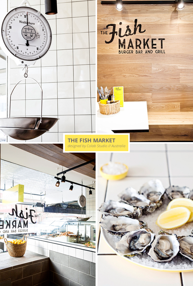 Inspiring Interior in a Fish Market with fresh yellow details – 79 ideas