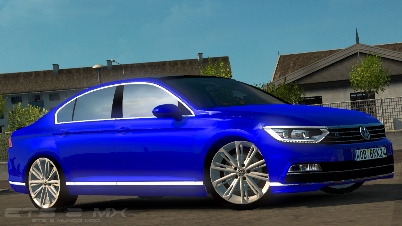 (Auto ETS 2) Volkswagen Passat Rline 2015 - ETS 2 Mundo Mod