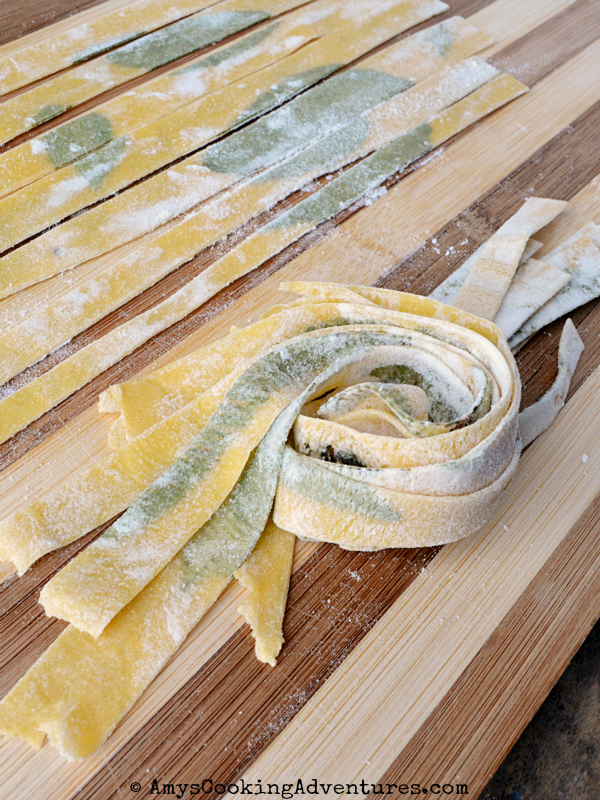 Laminated Basil Pasta #FoodiesRead