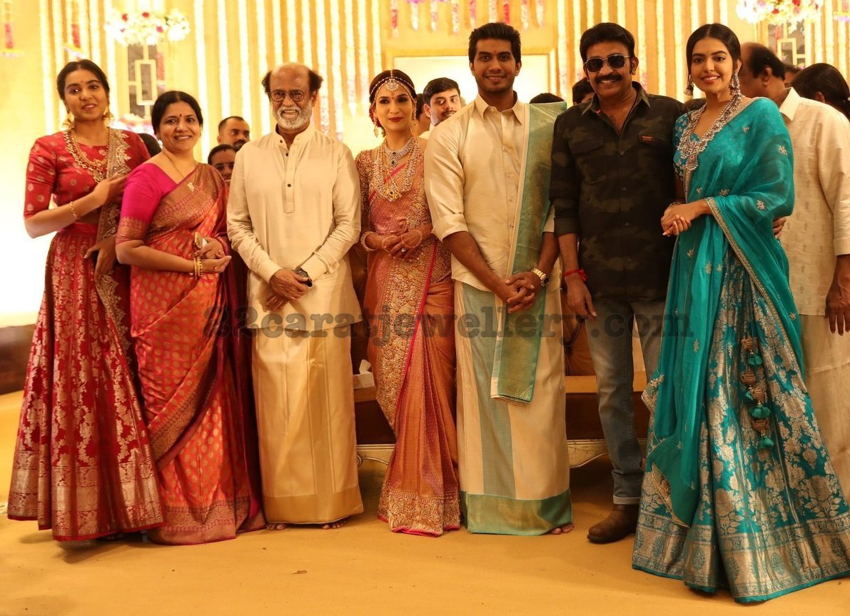 Rajashekar Family at Soundarya Wedding - Jewellery Designs