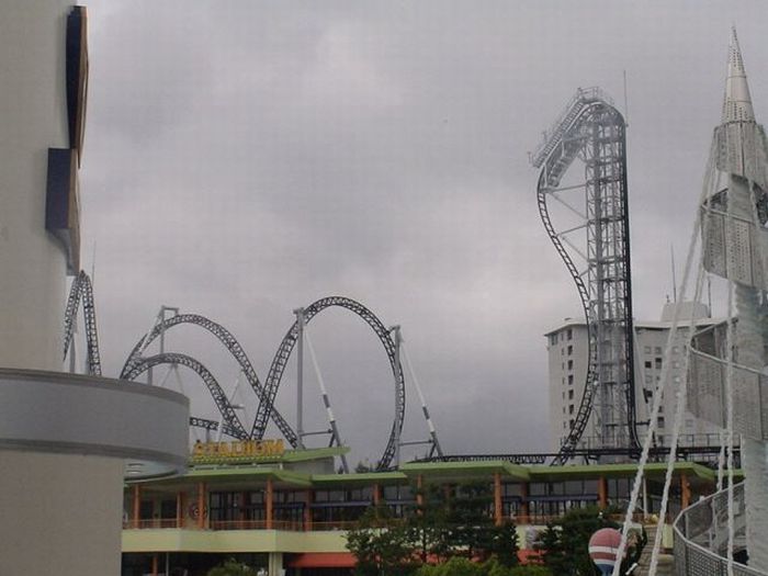 Takabisha, the World's Steepest Roller Coaster in Japan