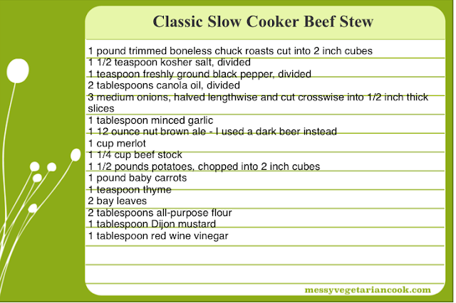 Classic Slow Cooker Beef Stew