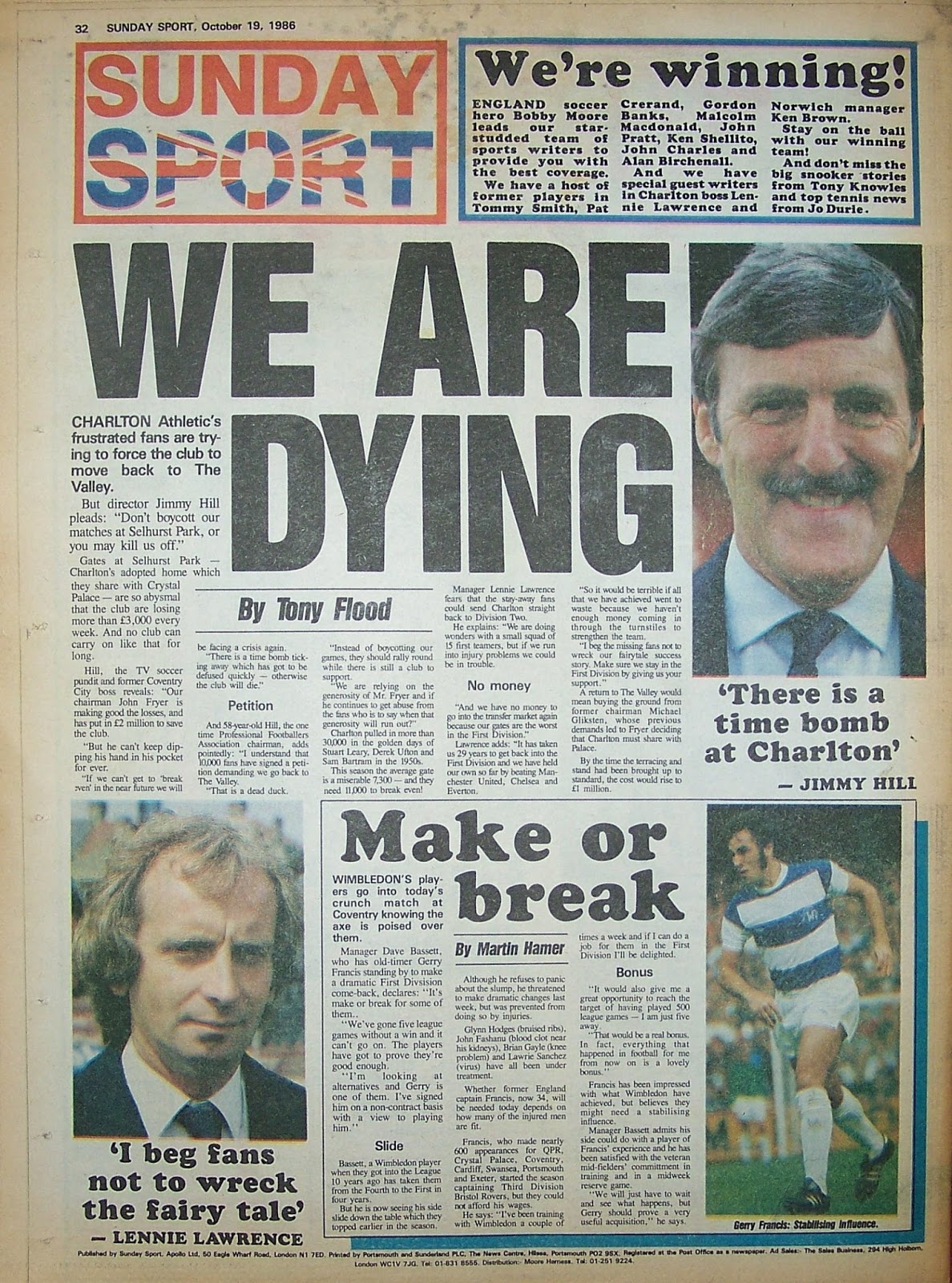 Sunday Sport 19 October 1986