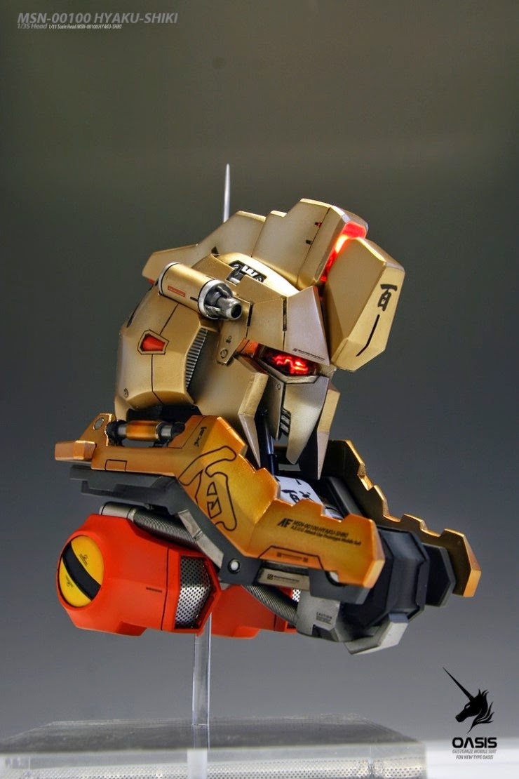 1/35 MSN-00100 Hyaku Shiki Bust Resin Kit
