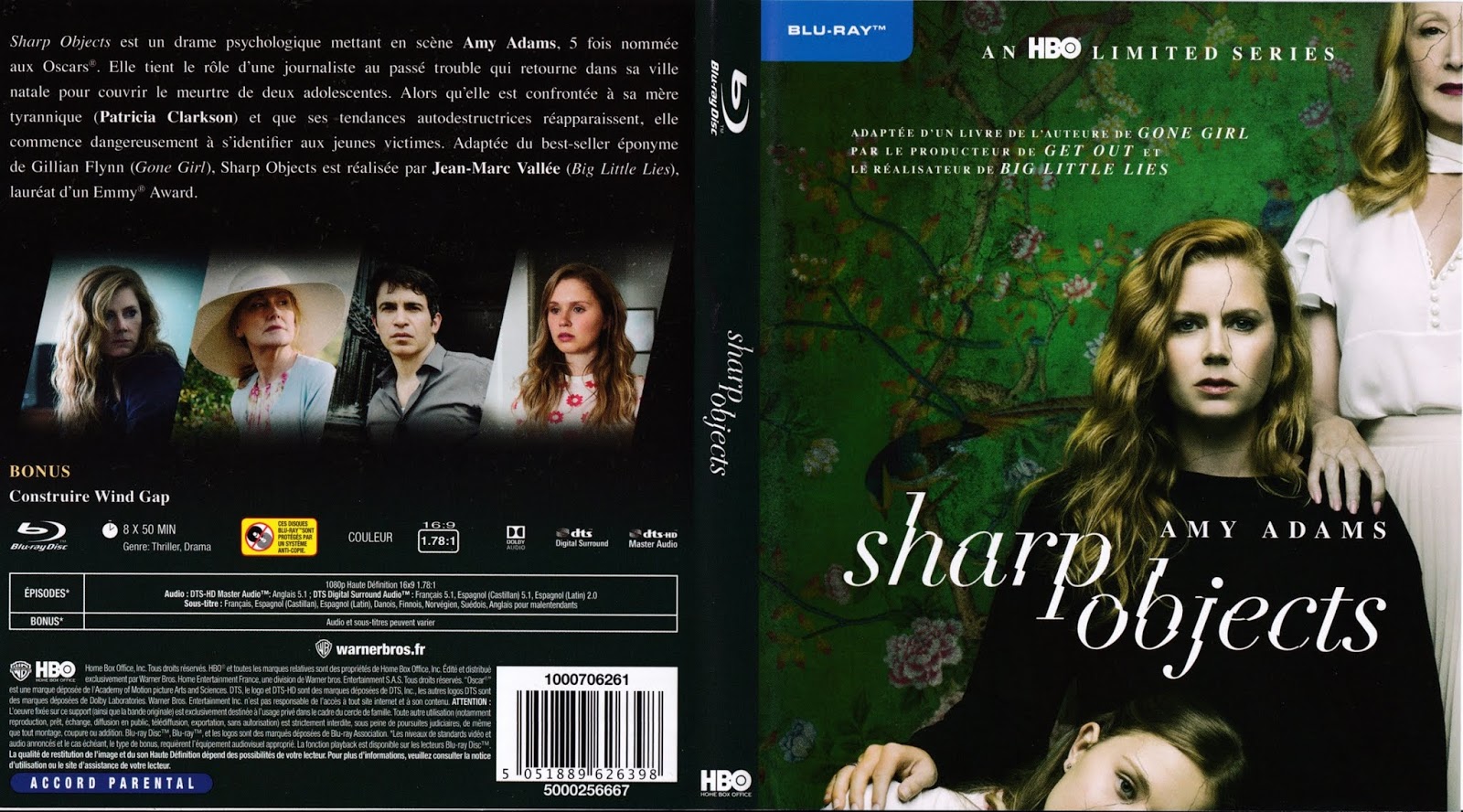 BLU-RAY JAQUETTES BLU-RAY: Sharp objects