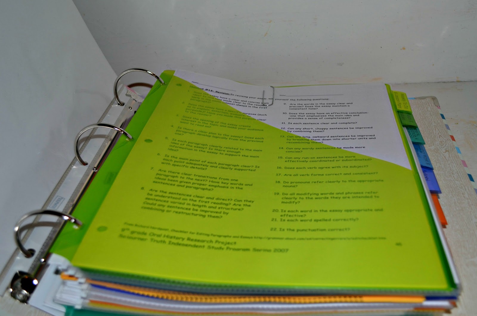 E, Myself, and I: Teaching Tuesday: Classroom Organization Binder ...