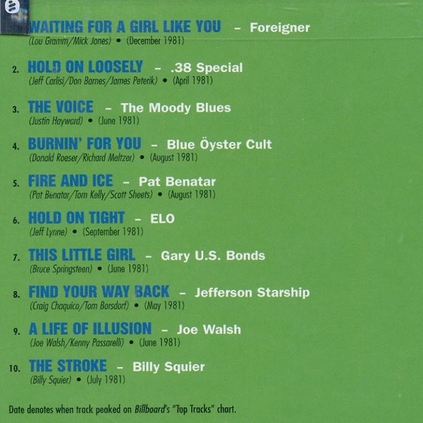 The Hideaway: Billboard's TOP ALBUM ROCK HITS 1981-1984 [1997]