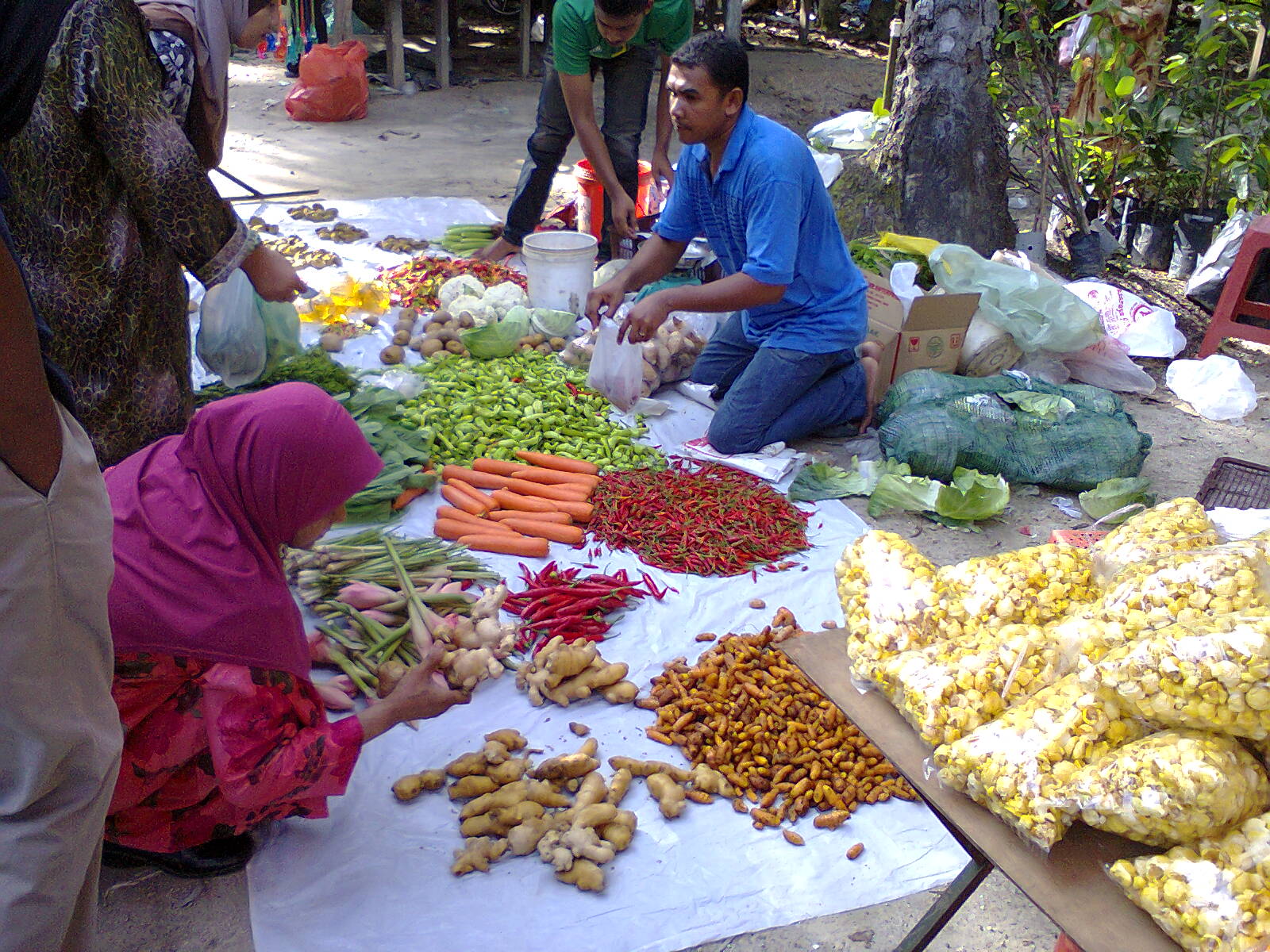 dibawahlangitcinta: Pasar Dalam Kebun Getah......
