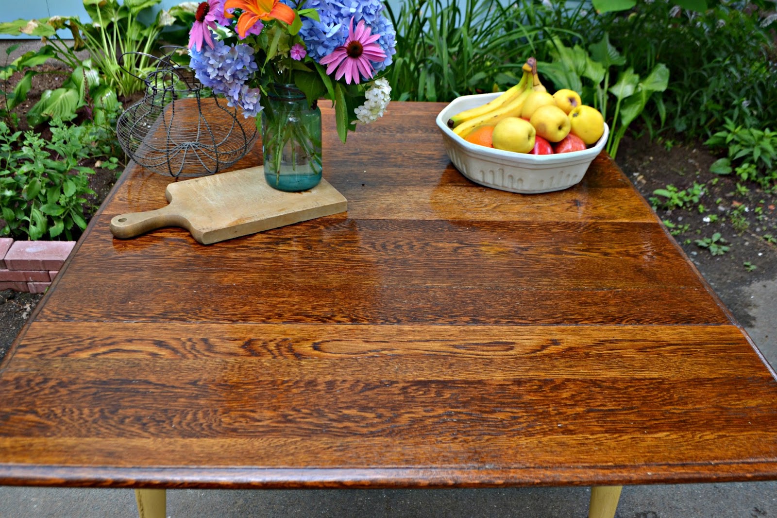 Heir and Space: A Sweet Antique Oak Table