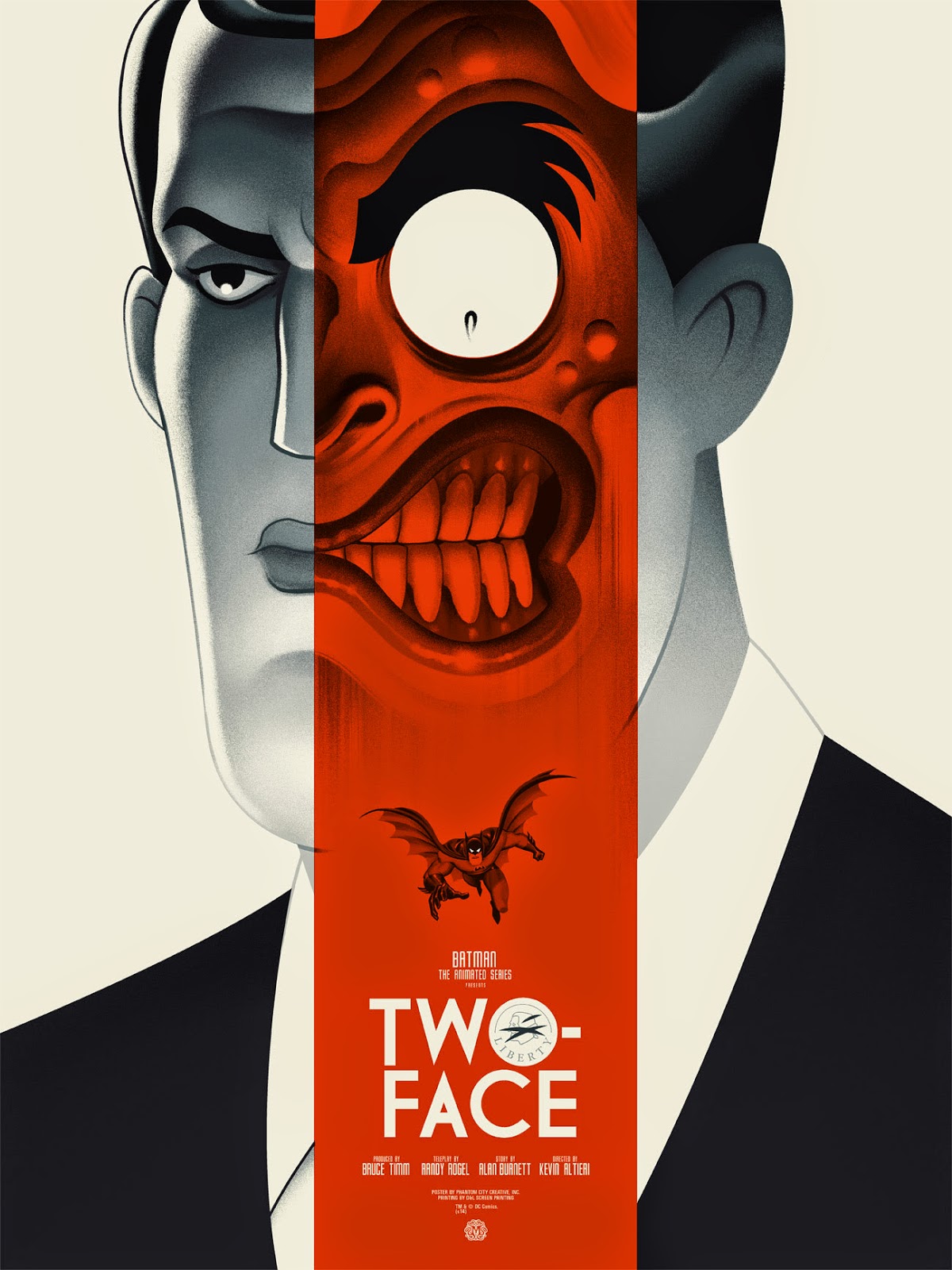 INSIDE THE ROCK POSTER FRAME BLOG: Batman The Animated Series Two Face ...