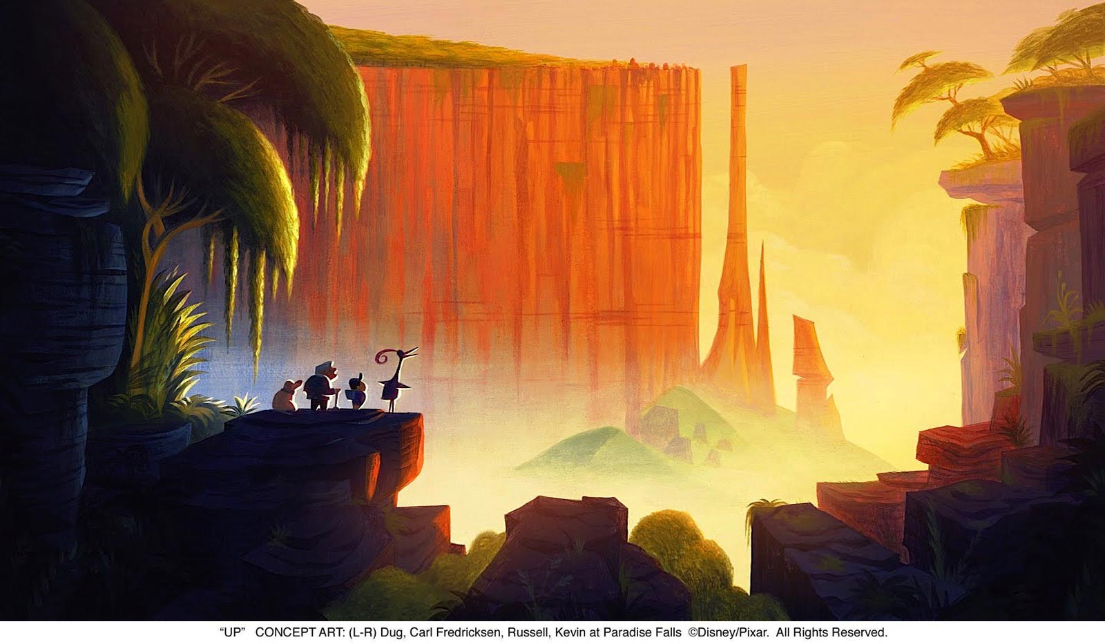 Living Lines Library: Up (2009) - Color Scripts, Part 3