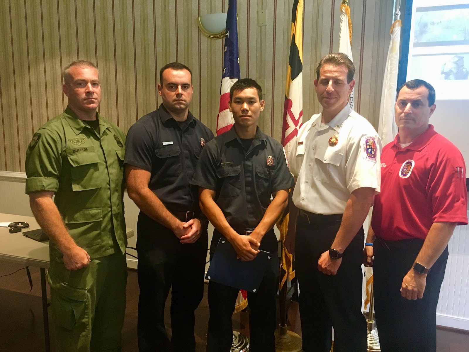 Fire/EMS Personnel Graduate PGPD Basic SWAT School