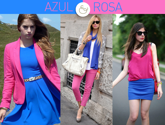 Amanda Fagundes: Inspiração : Azul com Rosa